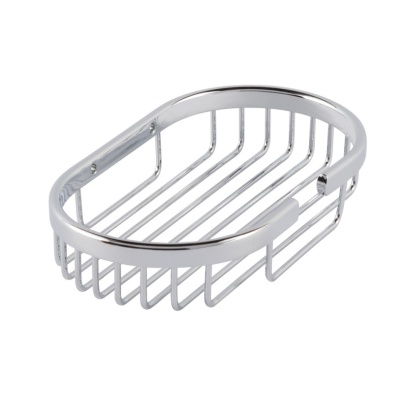 JTP Florence Polished Chrome Corner Shelf Basket | Sanctuary